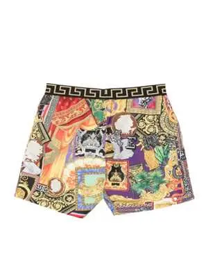 Versace Baroque Print Swim Shorts