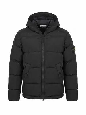 Stone Island Rds W/down Outerwear - Black
