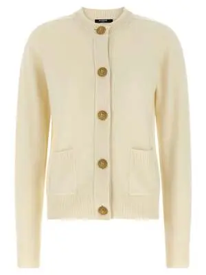 Balmain Eco-cashmere Cardigan - White