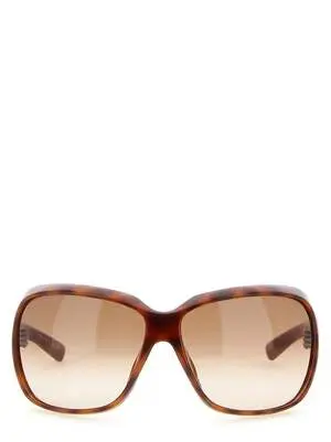 Gucci Tortoiseshell Square Frame Sunglasses