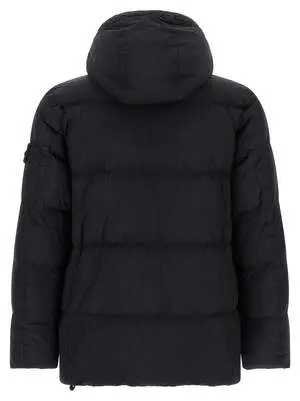 Stone Island Crinkled-effect Down Jacket