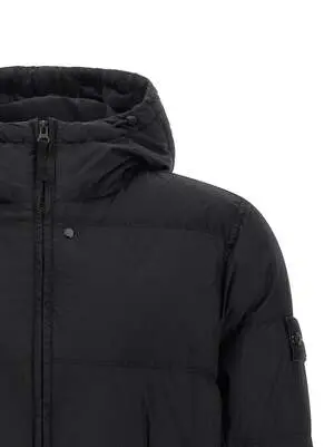 Stone Island Crinkled-effect Down Jacket
