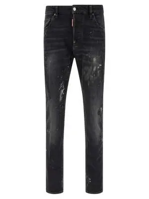 Dsquared2 Splatter Paint Jeans - Black