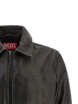 DIESEL® L-amar-wrd Leather Jacket