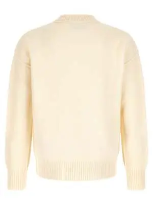 AMI Paris De Coeur' Wool Sweater - Red