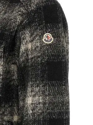 Moncler Zip Overshirt - Gray