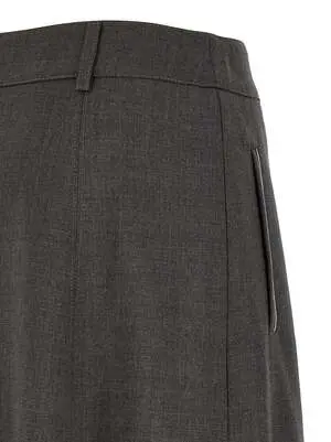 Peserico Flared Skirt With Loops