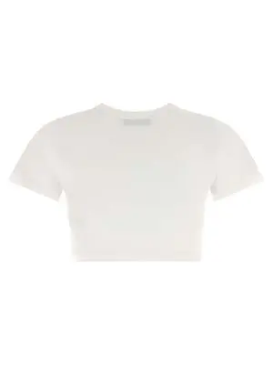 Attico Bustier Crop T-shirt - White
