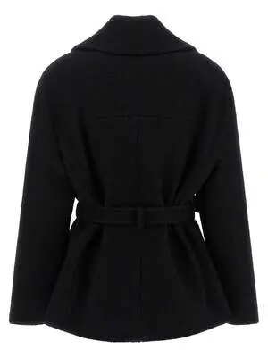 Balmain Anthem' Belted Caban