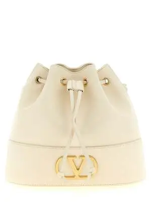 Valentino Garavani Vlogo Signature Sechiello Bag - White