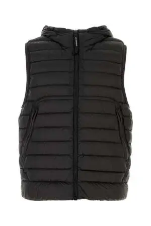 C.P. COMPANY Nylon Sleeveless Down Jacket - Black