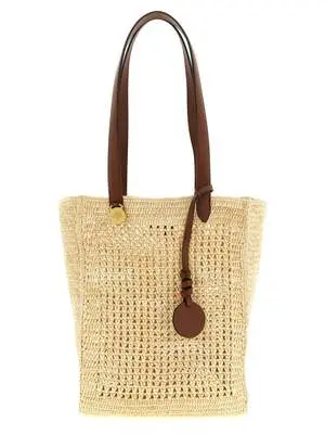 Mulberry Small Crochet Shopping Bag - Cream