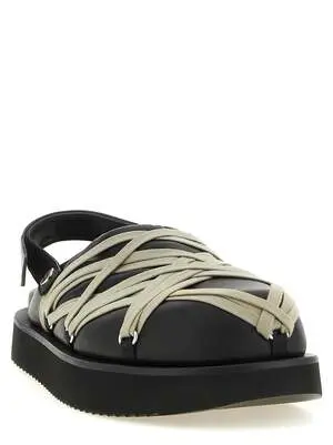 Rick Owens Padded Megalace Platform' Sabots