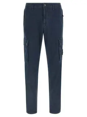 Stone Island 3100034' Cargo Pants In Garment-dyed Stretch Organic Cotton