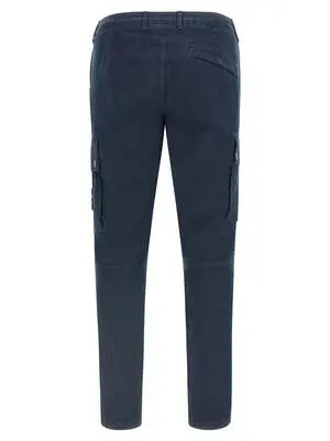 Stone Island 3100034' Cargo Pants In Garment-dyed Stretch Organic Cotton
