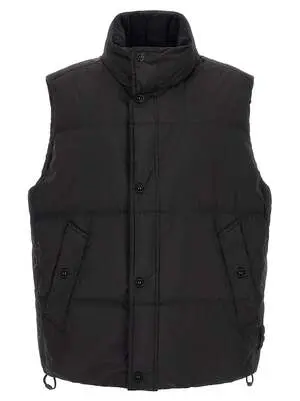 Stone Island Quilted Padded Vest - Black