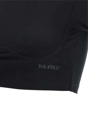 Attico Bustier Crop T-shirt - Black