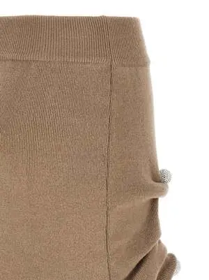 Giuseppe Di Morabito Jewel Pin Knit Skirt