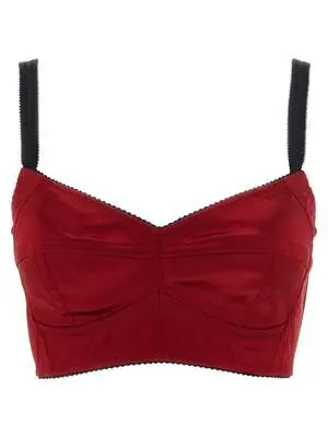 Dolce & Gabbana Bustier Top With Stitching