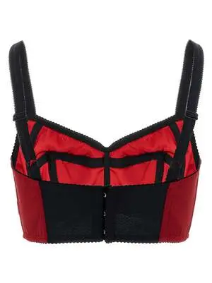 Dolce & Gabbana Bustier Top With Stitching