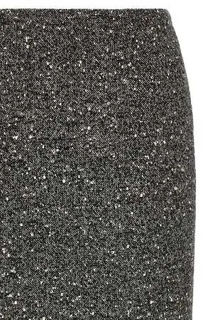 Valentino Garavani Chevron Bouclé Pencil Skirt