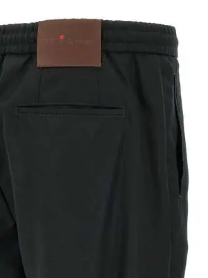 Kiton Red Button Pants