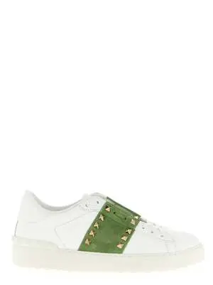 Valentino Garavani Valentino Garavani Rockstud Untitled Low Top Sneakers Green
