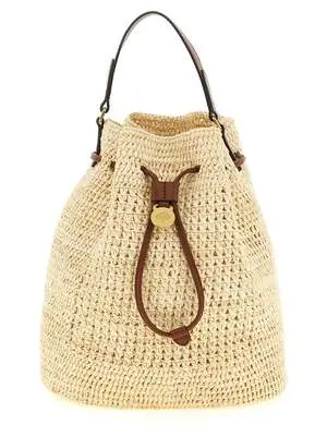 Mulberry Crochet Bucket Bag - Cream