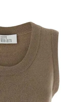 Giuseppe Di Morabito Jewel Embellished Knit Top - Cream