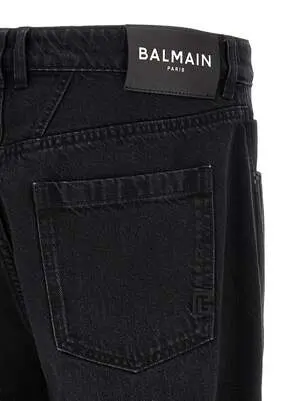 Balmain Washed Denim Jeans