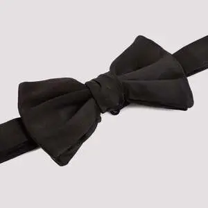 Giorgio Armani Woven Silk Bowtie