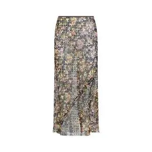 Dries Van Noten Sati Midi Skirt - Red