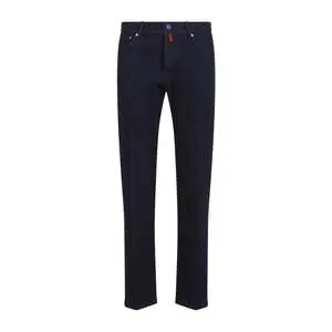 Kiton Cotton Pants - Blue