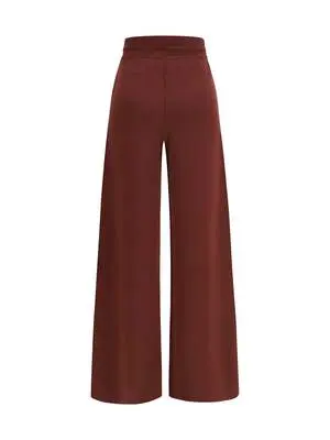 Loro Piana Siena Silk And Cotton Wide Leg Pants