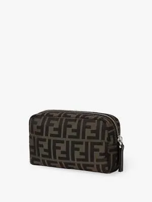 Fendi Ff Technical Fabric Clutch Bag