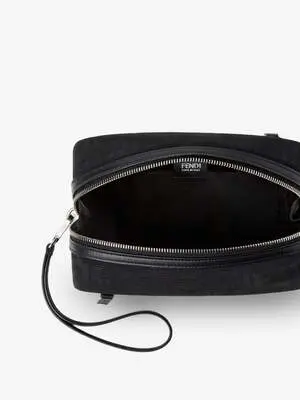 Fendi Ff Zucca Jacquard Fabric Clutch Bag
