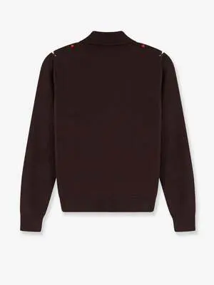 Miu Miu Diamond Patterned Cashmere Cardigan