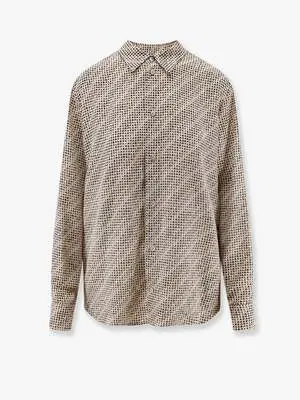 Balenciaga BALENCIAGA All-Over Print Silk Shirt Multicolor