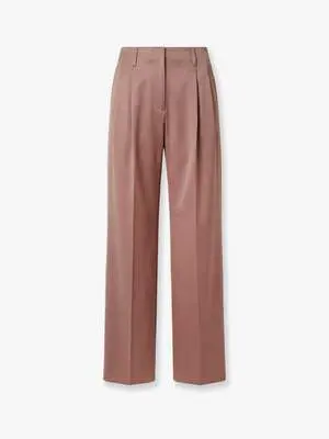 GOLDEN GOOSE Flavia Light Dry Wool Trousers - Multicolor