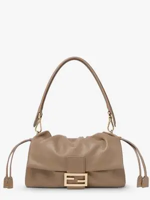 Fendi Baguette Soft Medium Leather Shoulder Bag - Multicolor