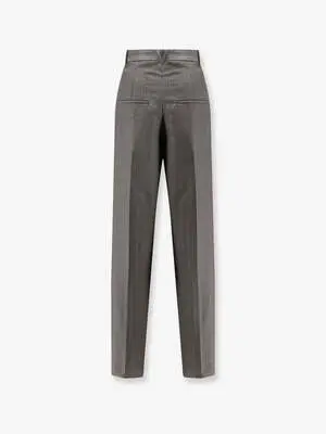 Bottega Veneta Wool And Mohair Pinstriped Trousers - Multicolor