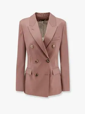 GOLDEN GOOSE Diva Light Dry Wool Blazer - Multicolor