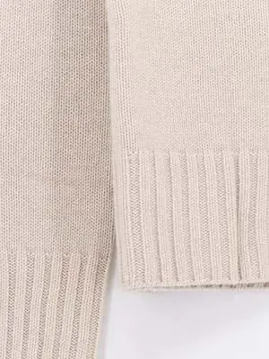 Max Mara Wool And Cashmere Turtleneck Sweater - Multicolor