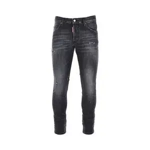 Dsquared2 Stretch Denim Skater Jeans - Black