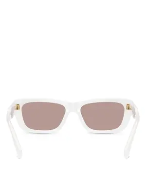 Miu Miu Rectangular Sunglasses, 56mm