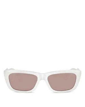 Miu Miu Rectangular Sunglasses, 56mm