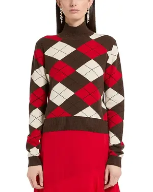 Marella Mllzucca Wool Cashmere Sweater - Red