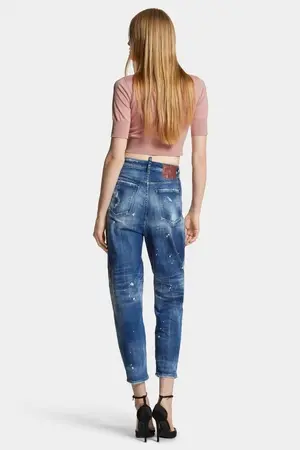 Dsquared2 Medium Filo Blu Wash 80's Jeans
