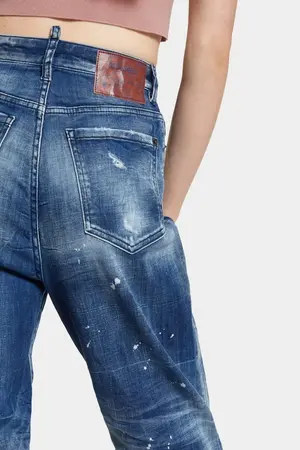 Dsquared2 Medium Filo Blu Wash 80's Jeans