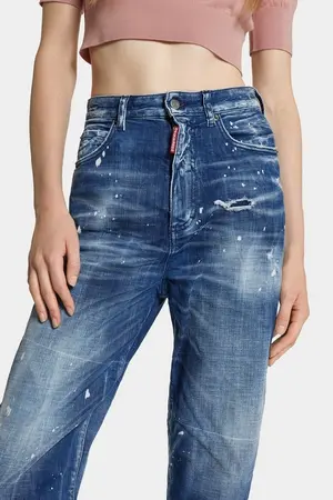 Dsquared2 Medium Filo Blu Wash 80's Jeans